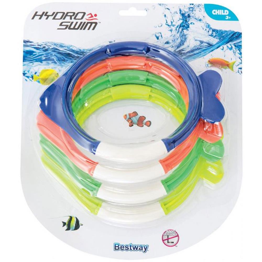 Bestway Hydro-Swim Lil' Fish Dive Rings – Toys4me