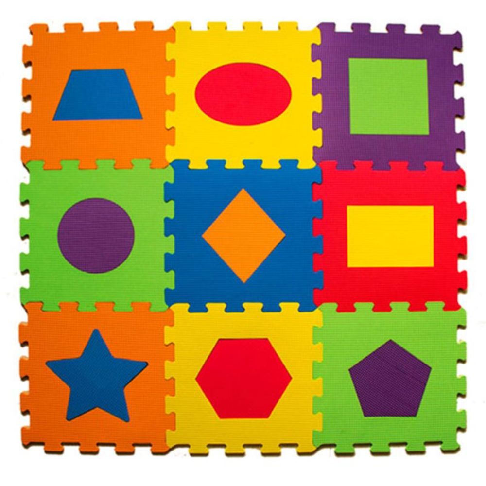 Eva Puzzle Geometric Shapes Mat – Toys4me