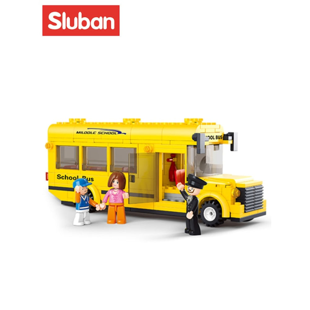 Sluban School Bus 219 Pcs – Toys4me