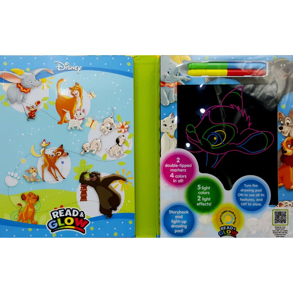 Phidal - Disney Animals Read & Glow – Toys4me