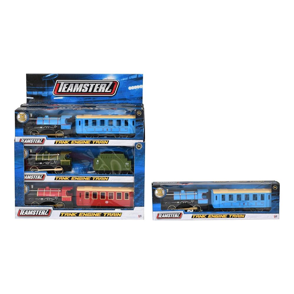 Teamsterz - S/K Light and Sound Tank Engine Train Asst – Toys4me