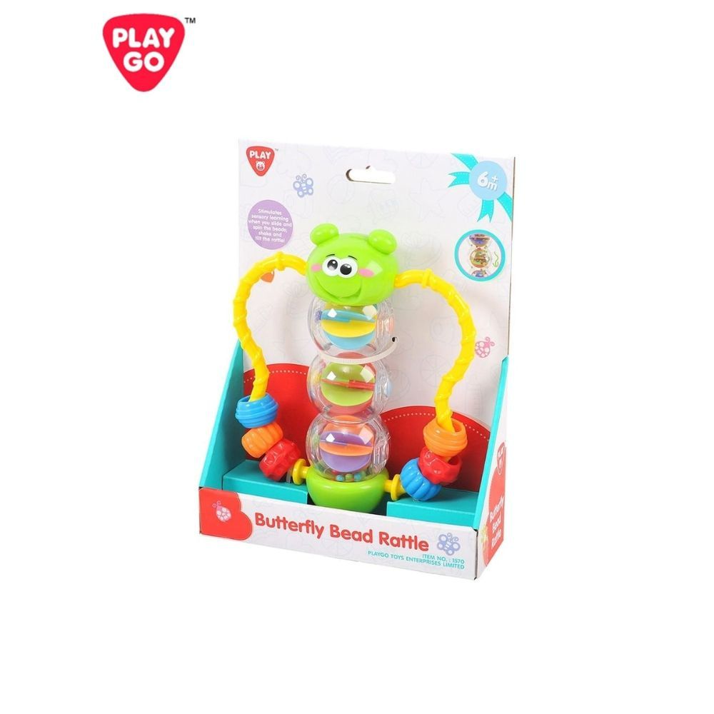 PlayGo - Butterfly Bead Rattle – Toys4me