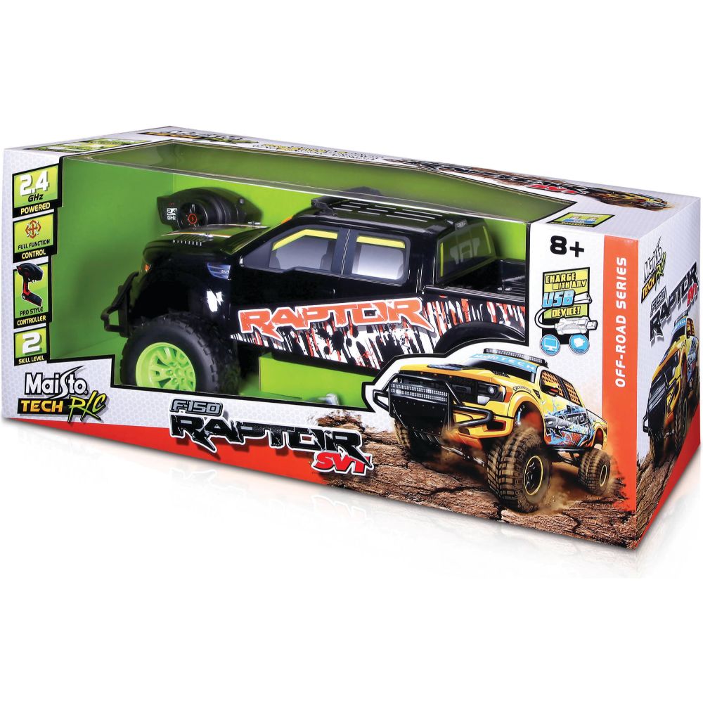 Maisto 1:16 2014 Ford SVT Raptor 2.4 GHZ Inc Lion Rechargeable Batteri ...
