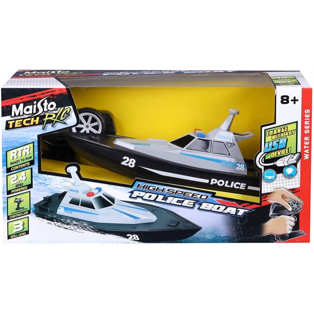 Maisto High Speed Boat Police Yatch – Toys4me