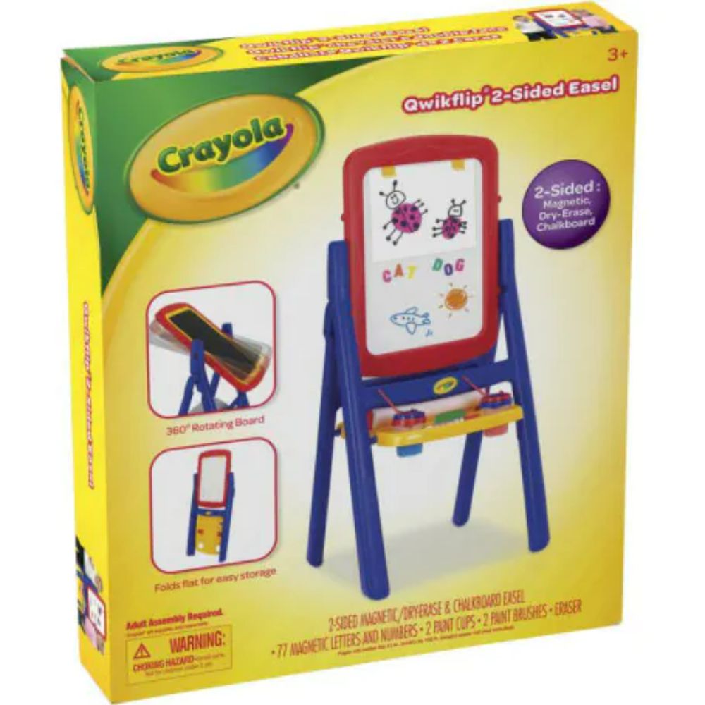 Crayola Qwikflip Two Sided Easel – Toys4me