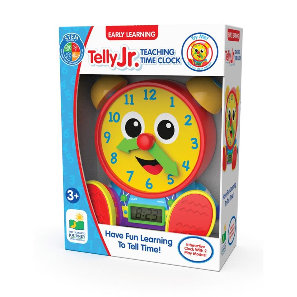 The Learning Journey Telly Jr. Teaching Time Clock-Primary – Toys4me