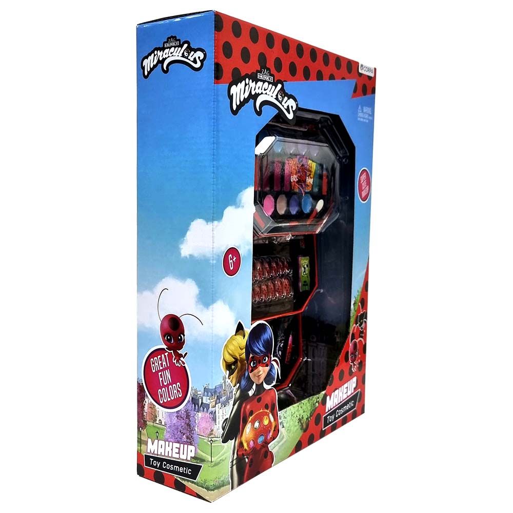 Miraculous - 3 Decks Big Octagonal Cosmetic Case – Toys4me