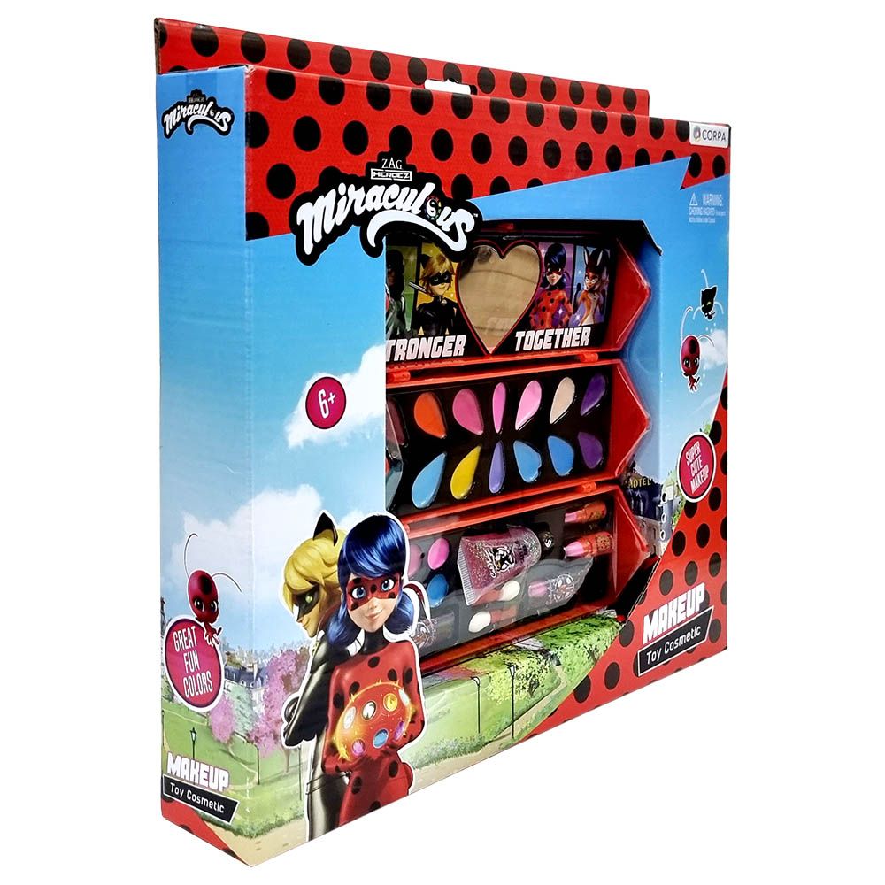 Miraculous - 3 Decks Rectangular Cosmetic Case – Toys4me