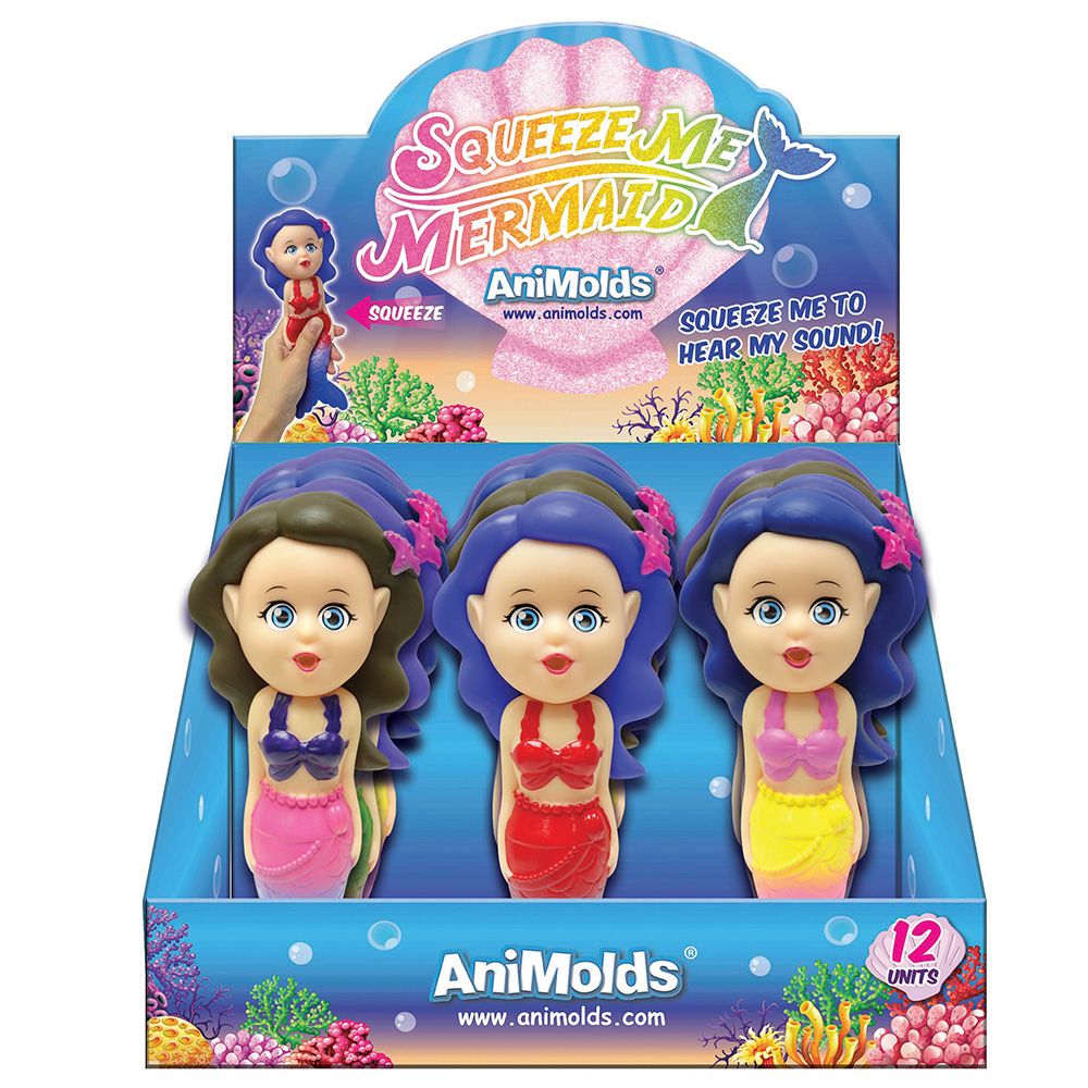 Animolds - Squeeze Me Mermaid Asst – Toys4me